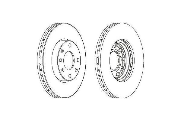 Prednji kočioni diskovi S71-0027S - Opel Astra F 91-02