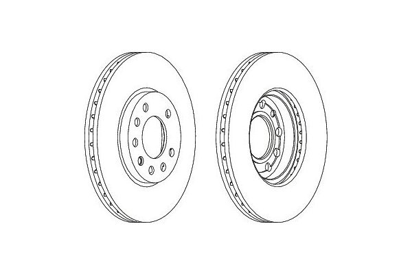 Prednji kočioni diskovi S71-0032S - Opel Zafia 99-12