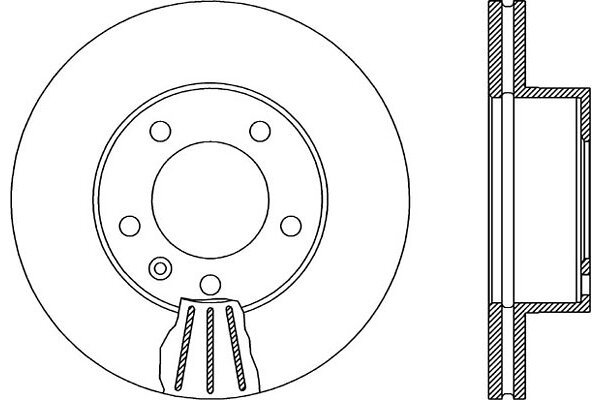 Prednji kočioni diskovi S71-0036 - Nissan