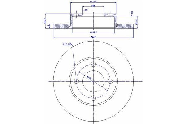 Prednji kočioni diskovi S71-0048 - Audi