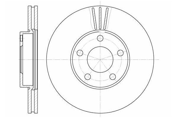 Prednji kočioni diskovi S71-0069 - Volkswagen