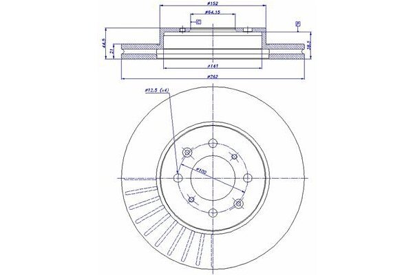 Prednji kočioni diskovi S71-0111 - Rover