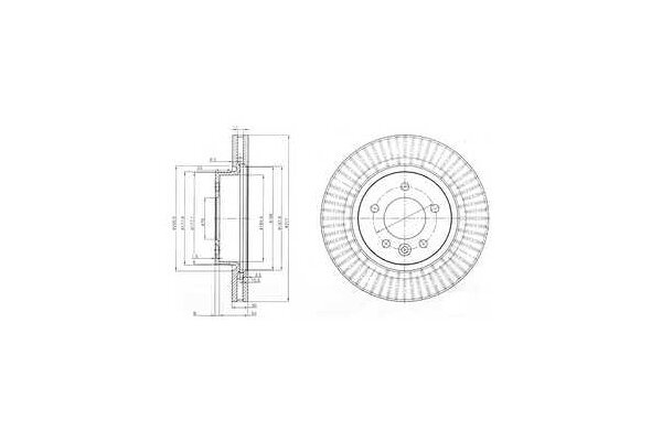 Prednji kočioni diskovi S71-0117 - Land Rover