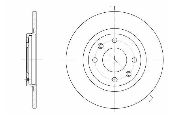 Prednji kočioni diskovi S71-0118 - Peugeot