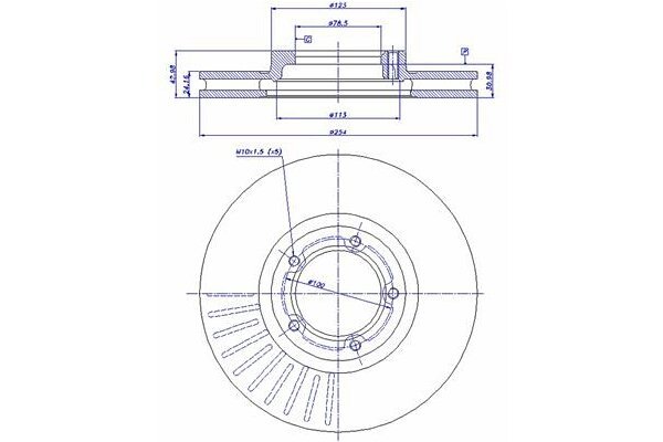 Prednji kočioni diskovi S71-0142 - Ford