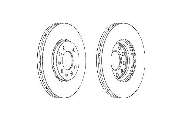 Prednji kočioni diskovi S71-0169 - Fiat