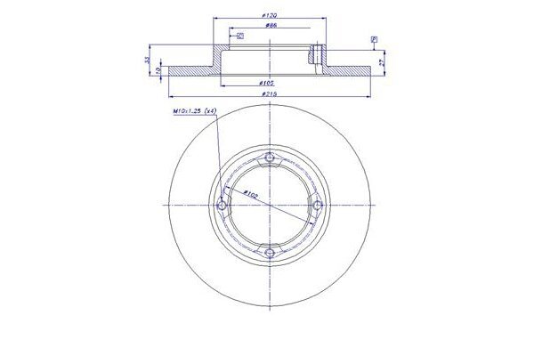 Prednji kočioni diskovi S71-0173 - Suzuki