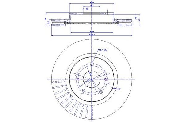 Prednji kočioni diskovi S71-0209 - Suzuki