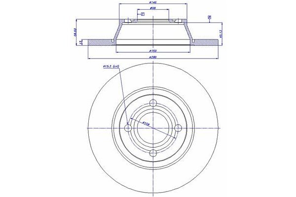 Prednji kočioni diskovi S71-0231 - Audi