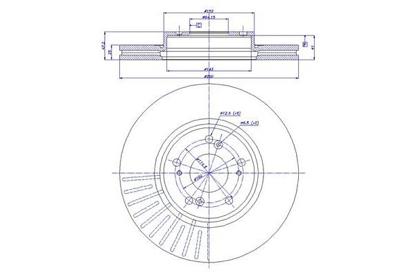 Prednji kočioni diskovi S71-0264 - Honda