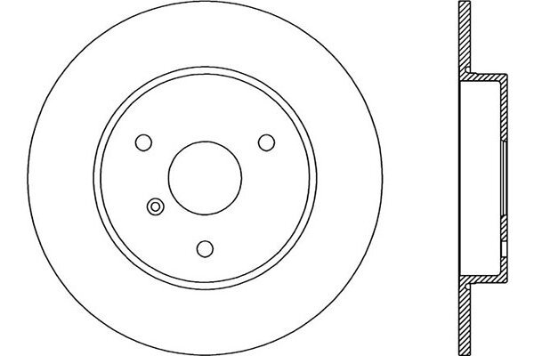 Prednji kočioni diskovi S71-0399 - Smart Fortwo 07-14