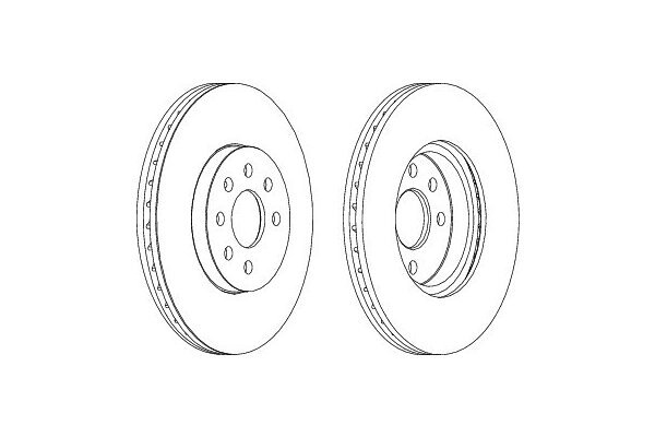 Prednji kočioni diskovi S71-0415 - Opel Astra H 03-14