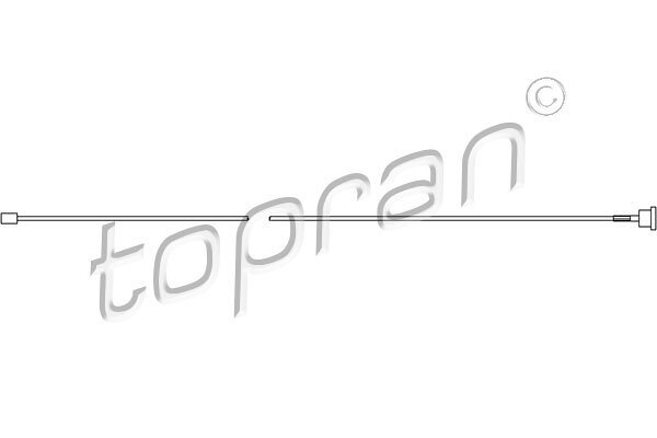 Sajla ručne kočnice Opel Corsa C 00-06, pozadi, desno, 830mm