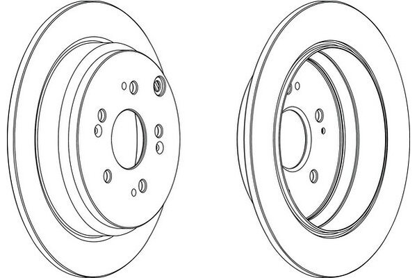 Zadnje disk kočnice BG9031RS - Opel Vivaro 01-14