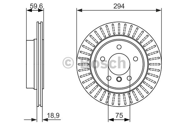 Zadnje disk kočnice BS0986478570 - BMW