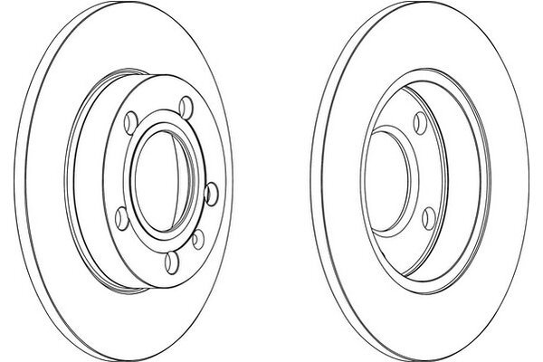 Zadnje disk kočniceS71-1456 - Audi 90 87-90