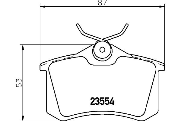 Zadnje kočione obloge S70-1137 - Audi A3 96-12