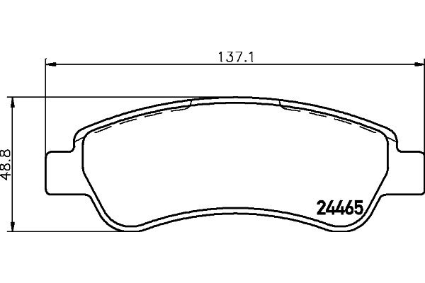 Zadnje kočione obloge S70-1156 - Citroen Jumper 06-14