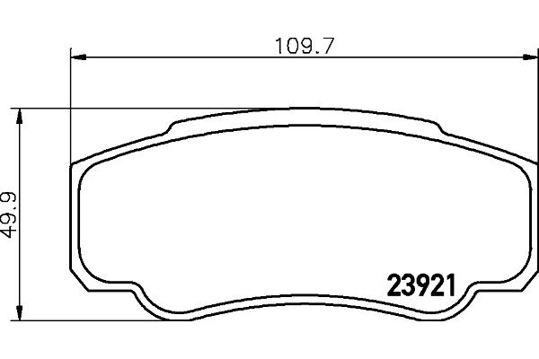 Zadnje kočione obloge S70-1222 - Citroen Jumper 94-06