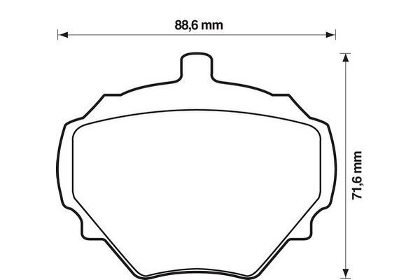 Zadnje kočione obloge S70-1239 - Land Rover Range Rover 70-95