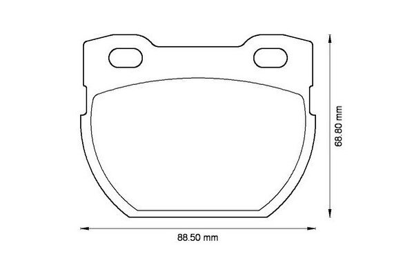 Zadnje kočione obloge S70-1364 - Land Rover Defender 90-16