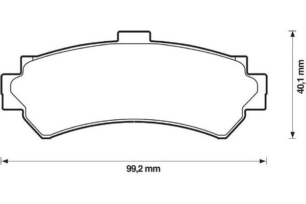 Zadnje kočione obloge S70-1367 - Nissan Almera 95-00