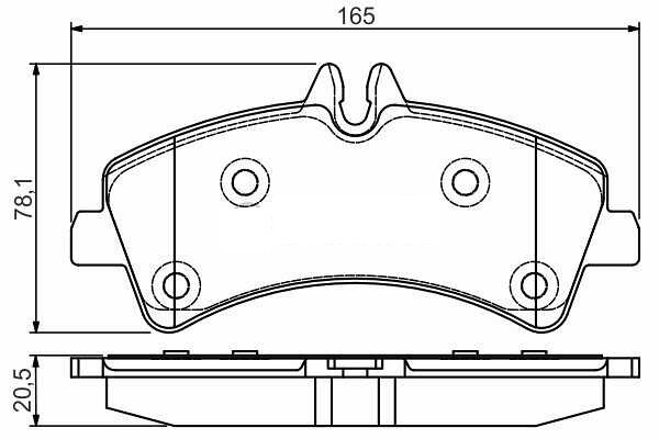 Zadnje kočione obloge S70-1384 - Mitsubishi Lancer 07-