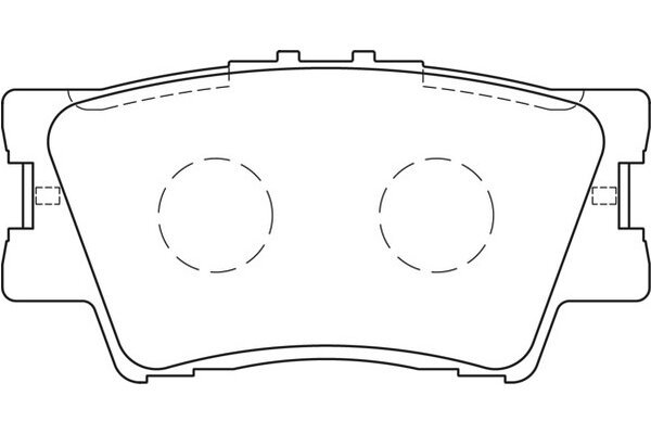 Zadnje kočione obloge S70-1524 - Rav4 06-
