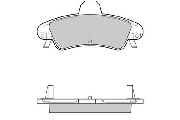 Zadnje kočione obloge S70-1568 - Ford Mondeo 96-00