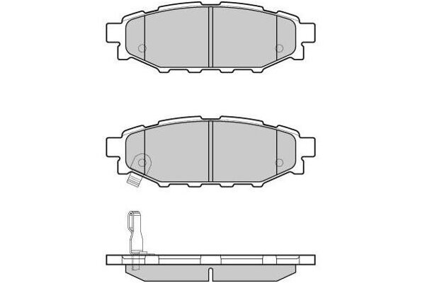 Zadnje kočione obloge S70-1610 - Subaru