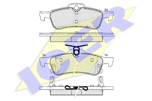 Zadnje kočione pakne 85578 - Toyota