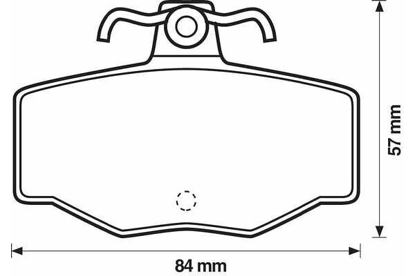Zadnje kočione pakne S70-1101 - Nissan