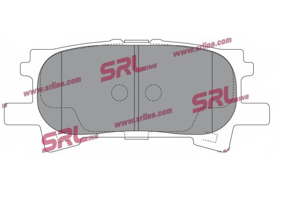 Zadnje kočione pločice S70-1571 - Lexus RX 97-09