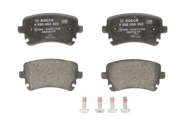 Zadnje obloge kočnica S70-1356 - Audi A6 97-10