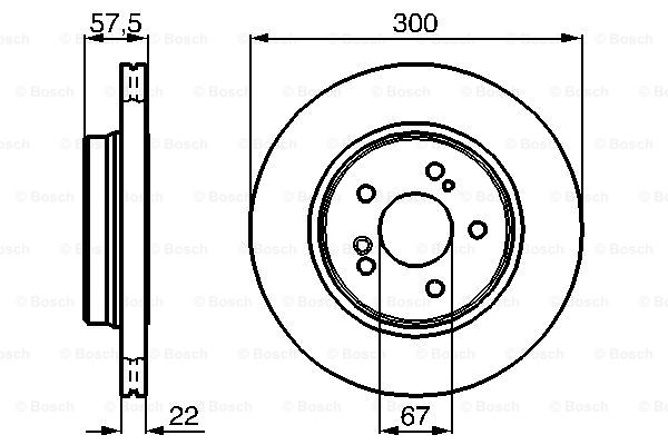 Zadnji diskovi kočnica BS0986478793 - Mercedes-Benz Razred E 85-02