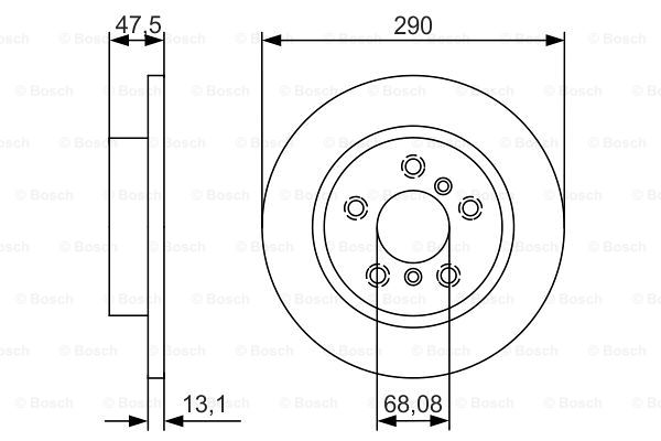 Zadnji diskovi kočnica BS0986479D17 - Renault Kadjar 15-