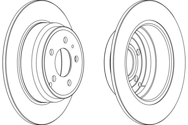 Zadnji kočioni diskovi 47191 - Volvo