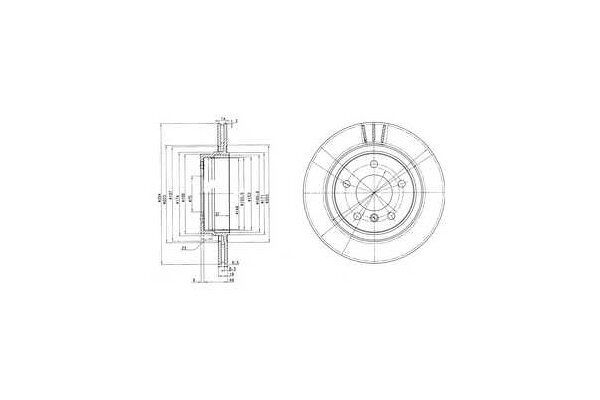 Zadnji kočioni diskovi 61918 - BMW