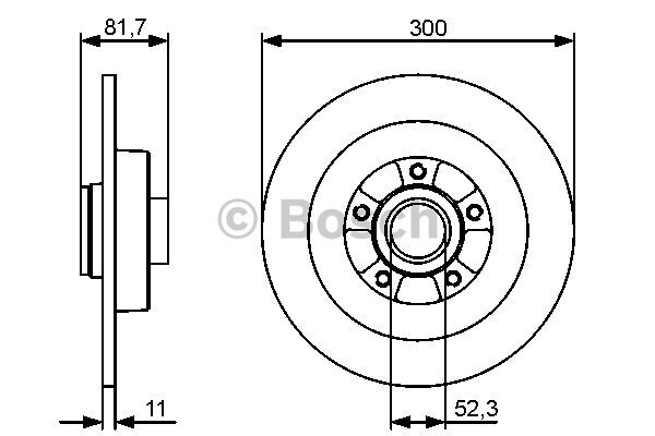 Zadnji kočioni diskovi BS0986479446 - Renault Latitude 10-