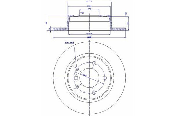 Zadnji kočioni diskovi S71-1056 - BMW