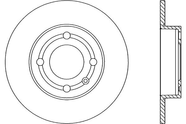 Zadnji kočioni diskovi S71-1147 - Volkswagen