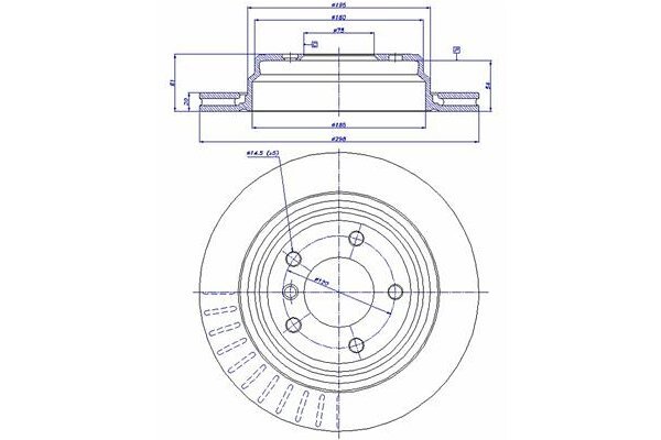 Zadnji kočioni diskovi S71-1216 - BMW