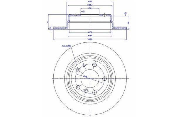 Zadnji kočioni diskovi S71-1219 - BMW