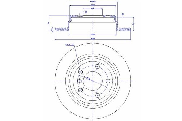 Zadnji kočioni diskovi S71-1232 - BMW