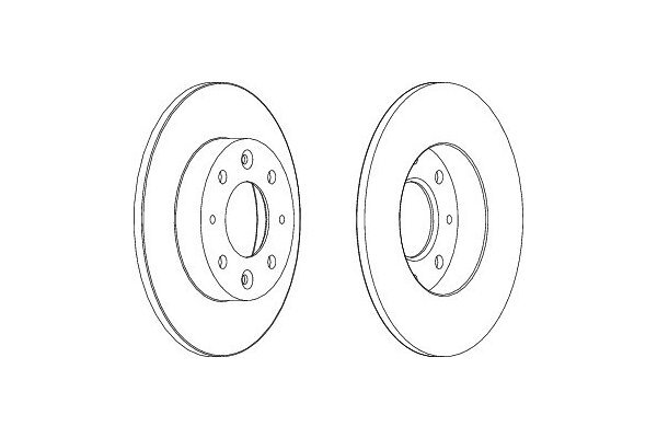 Zadnji kočioni diskovi S71-1355 - Kia Carens 02-06