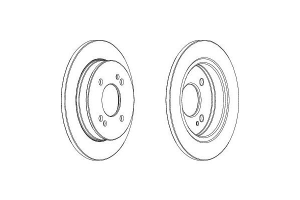 Zadnji kočioni diskovi S71-1359 - Hyundai i10 08-13