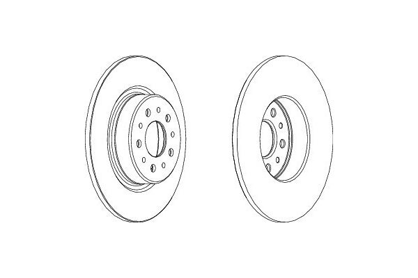 Zadnji kočioni diskovi S71-1391 - Alfa Romeo 156 97-05