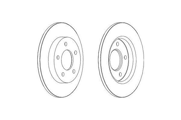 Zadnji kočioni diskovi S71-1410 - Mazda 3 09-13