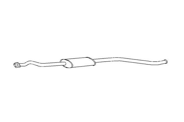 Izduvni lonac Citroen AX 86-98, (srednji)