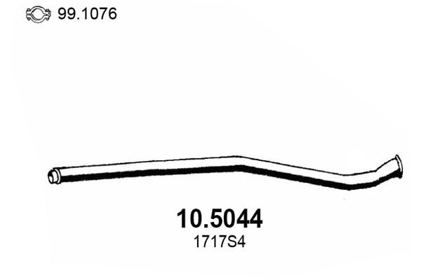 Izduvni lonac Citroen Xsara 97-05, (prednja izduvna cev)